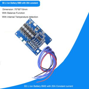 5S 18V and 21V lithium ion battery protection circuit board PCB and BMS ...