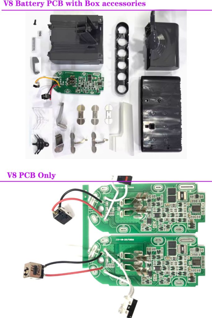 Dyson V6 V7 V8 V10 PCB or Box accessories vacuum cleaner battery box accessories – LLT POWER ...