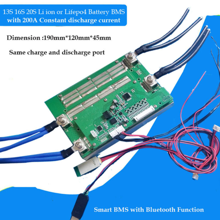 4S 200A BMS Lifepo4 Battery 3S 12V Li-Ion Battery Smart Balance ...