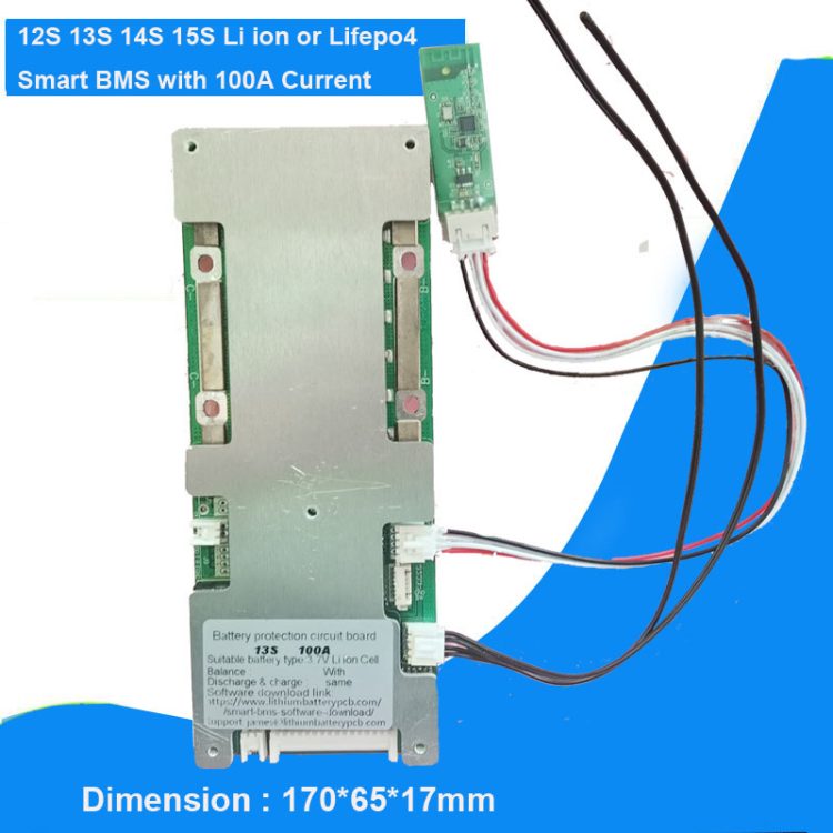 4S 200A BMS Lifepo4 Battery 3S 12V Li-Ion Battery Smart Balance ...