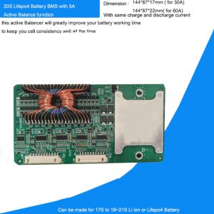 LCD touch screen Panel of smart BMS with UART and RS485 support 10V to ...