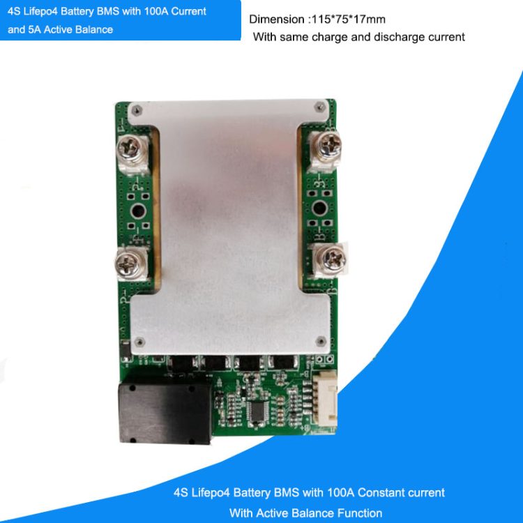 4S 12V or 14.6V Active balance BMS with 40A or 100A constant current ...