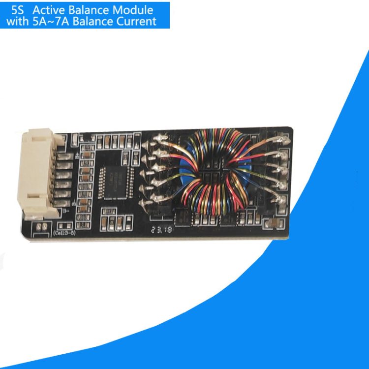 Li ion or Lifepo4 Battery Active Balancer module with 5A to 10A Constant balance current for 12V ...